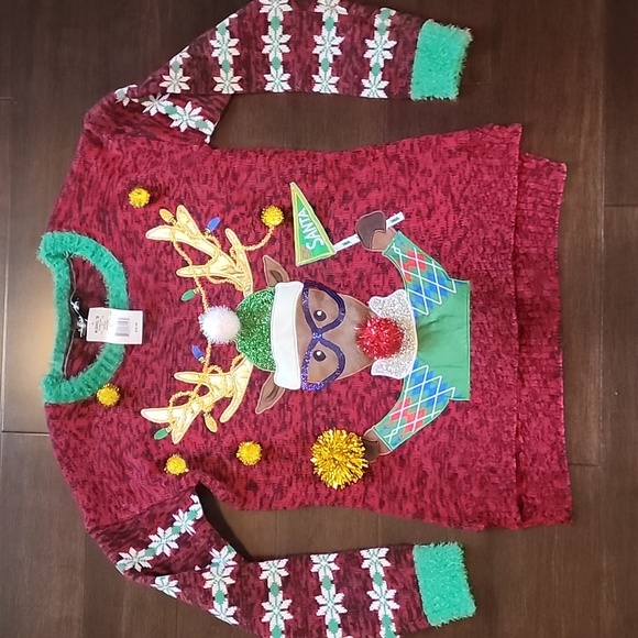 Kohl's | Sweaters | Kohls Festive United States Holiday Christmas ...